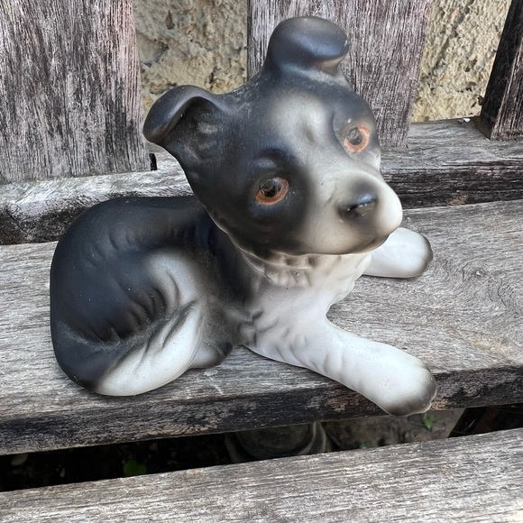 Other | Alfro London 3 Dog Figurine Border Collie Black White Hand Made ...